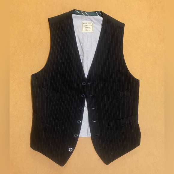 Merona | Suits & Blazers | Mens Pinstripe Vest | Poshmark
